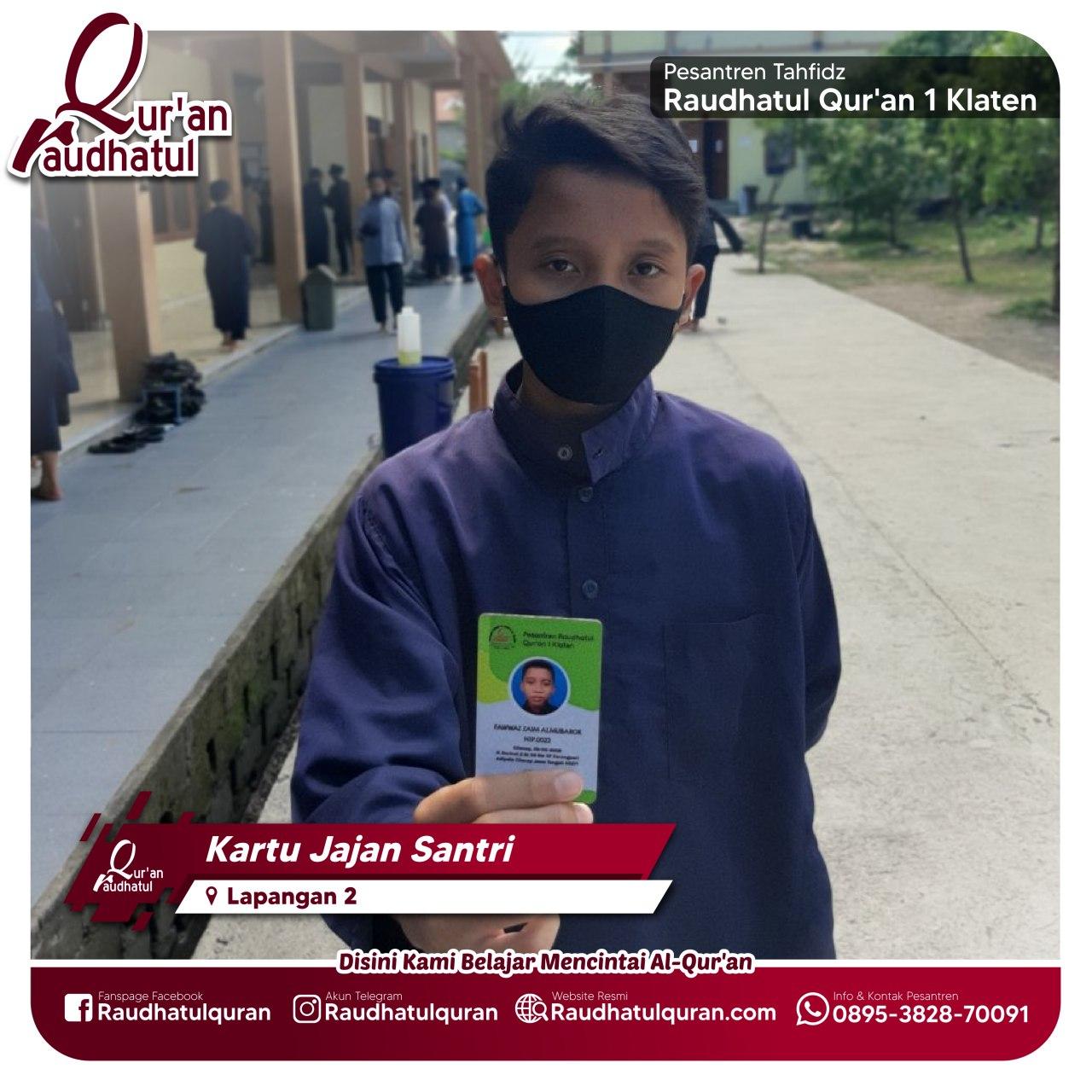 Info Perkembangan dan Kartu Tanda Santri